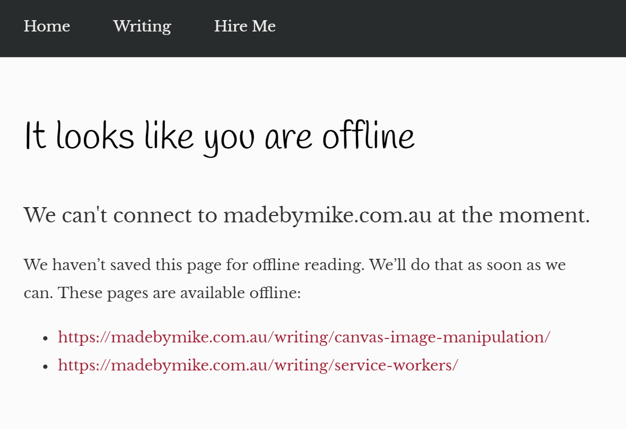 Going Offline, Chapter 8
